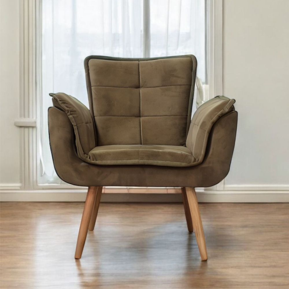 Poltrona Conflex Decorativa Opala Rafaela confortável estofada ...